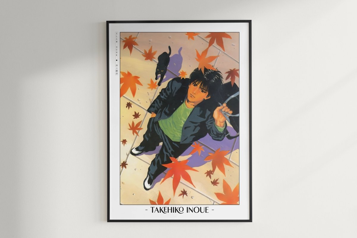 Slam Dunk Manga | Rukawa in Autumn Poster – Eastern Archivals